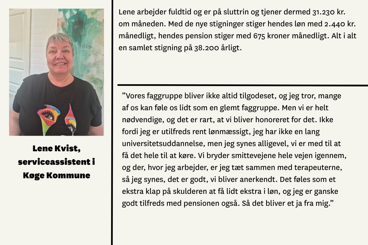 Ny overenskomst giver mere i løn for Louise, Martin, Lene og Anton: Se ...